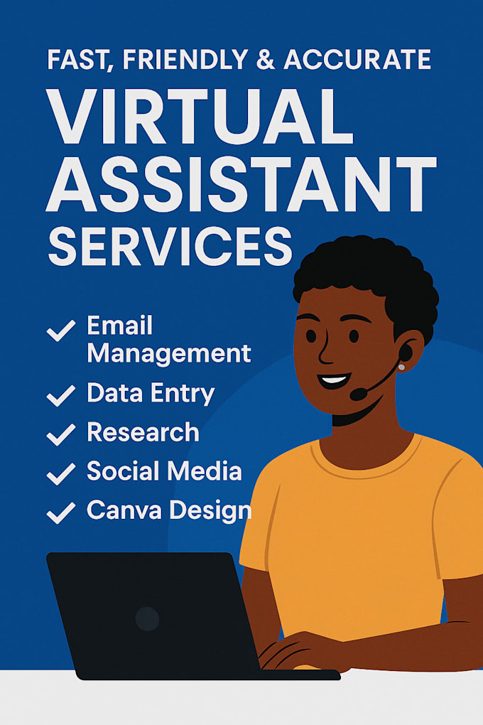 Be your reliable virtual assistant by Josephfritz2023 | Fiverr