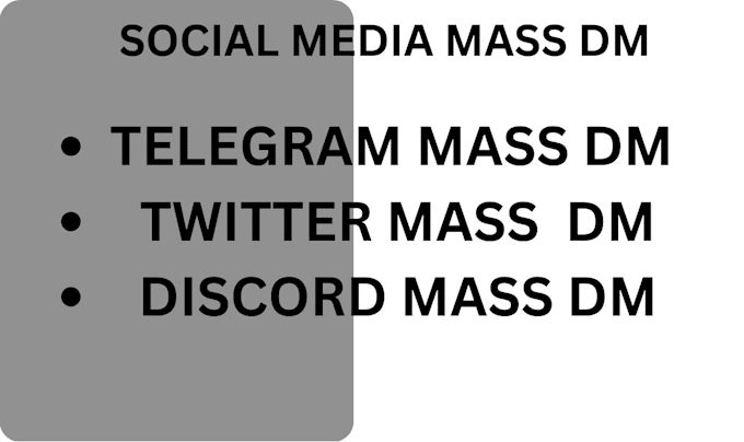 Telegram mass dm telegram promotion telegram dms nft mass dm by Brenda ...
