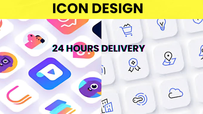 Design custom vector icon set, svg illustration or discord banner and ...