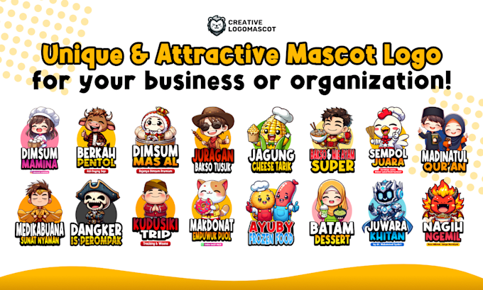 Unique and interesting mascot logo by Haidar1987 | Fiverr