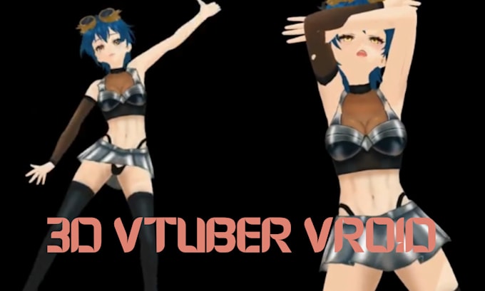 Model custom live2d 3d vtuber character vrchat avaters vroid oc and ...