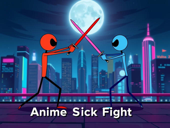 Create promotional stickman animation videos 2d fighting content in ...