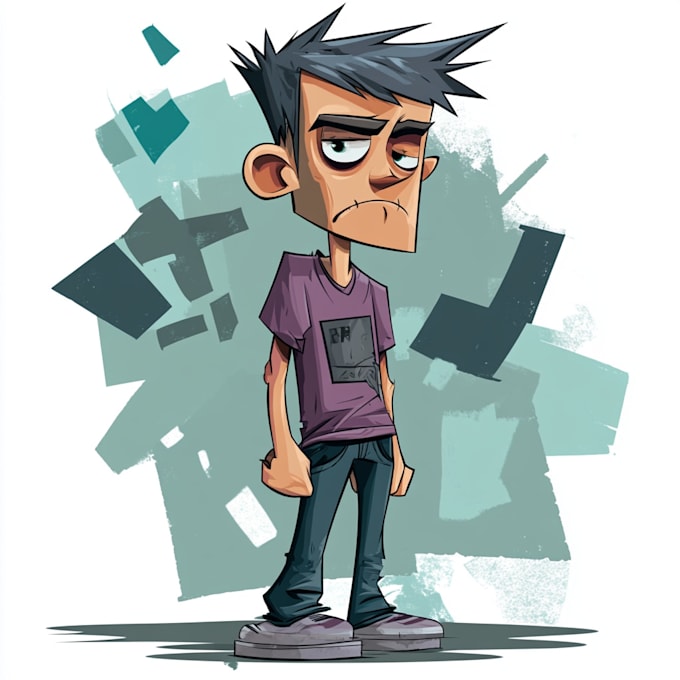 Design a 2d cartoon character by Plaa_easa | Fiverr