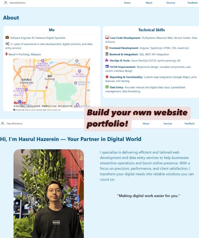 Build your final year web project in outsystems by Hasrulhazerein | Fiverr