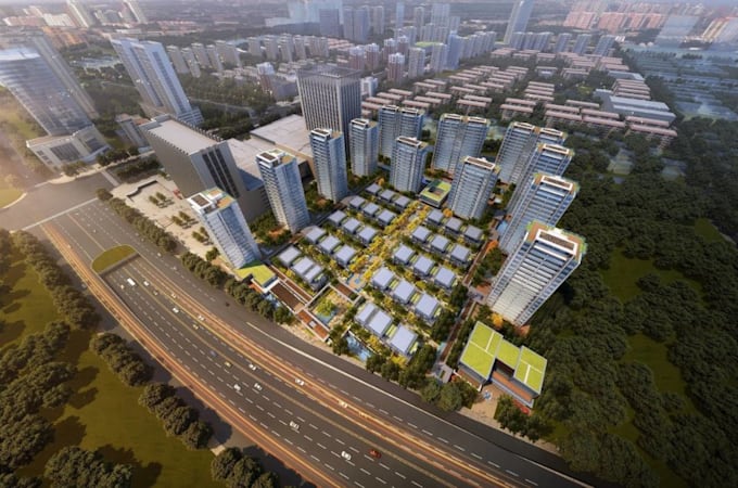 Renovate 2d,3d real estate building,commercial street building, high ...