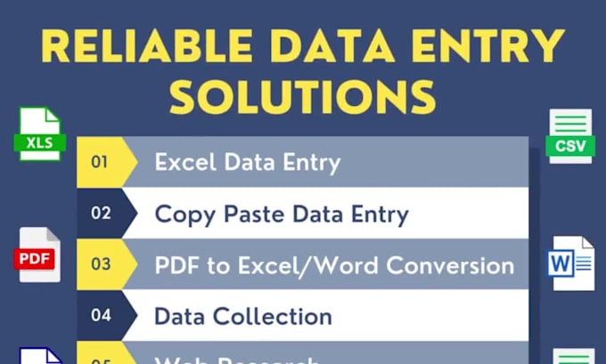 Perform data entry for your database by Mary_morgan_01 | Fiverr