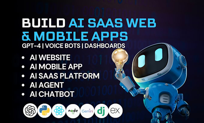Build Custom Ai Website Ai Mobile App Ai Saas Platform Ai Agent Or Ai Chatbot By Zaidbin