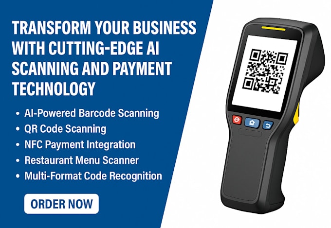 Develop ai scanner app, barcode scanning app, nfc payment, qr code scanning app by Harrie ...