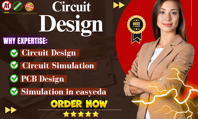 Do circuit design, simulation, pcb design in proteus, easyeda and pspice by Sana_52 | Fiverr