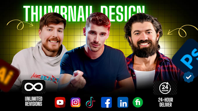 Create clickbait thumbnails for all social media in 3 hours by ...