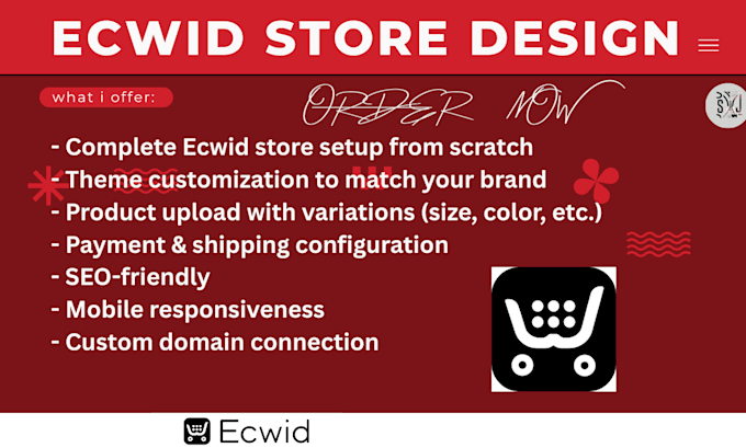 Create, design and optimize your ecwid online store with full product setup by Johnseun_ | Fiverr