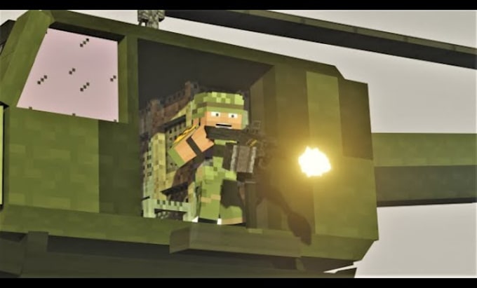 Created minecraft 3d animation by Skyfall_10m | Fiverr