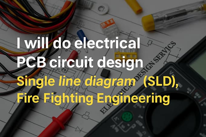 Do electrical pcb circuit design single line diagram sld, fire fighting ...