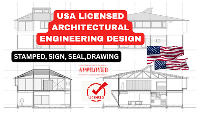 Draw usa stamped license construction floor plans and 3d bim model by ...