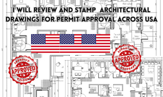 Draw and stamp your usa city permit architectural drawings by Elvis ...