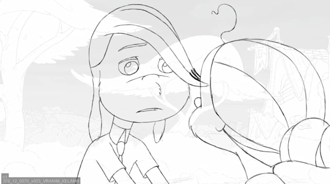 Do 2d traditional animation, 2d hand drawn video, 2d frame by frame ...