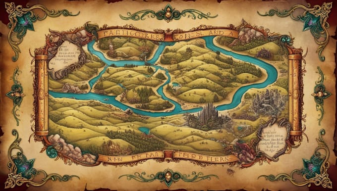 Create custom fantasy maps for you by Renoillop | Fiverr