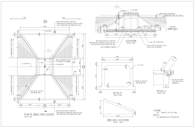 Prepare culvert design and drawings by Cadexpertkhalil | Fiverr