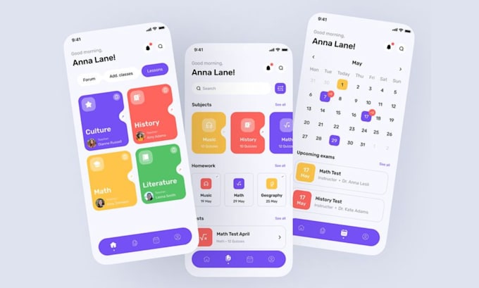 Design kid mobile learning app, online course app, kid educational ...