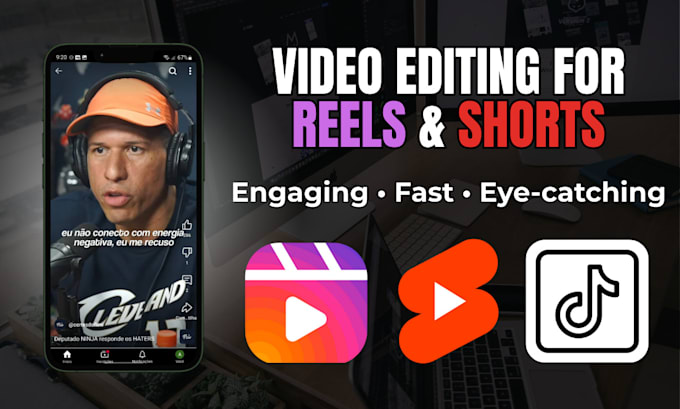 Edit viral shorts, reels, and tiktoks that boost engagement by Andre ...