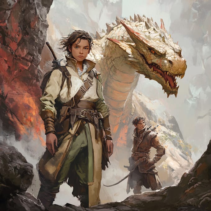 Create your dnd character art by Denosha | Fiverr