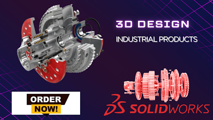 Create 3d cad models, assemblies and cad drawings by Anas_designx | Fiverr