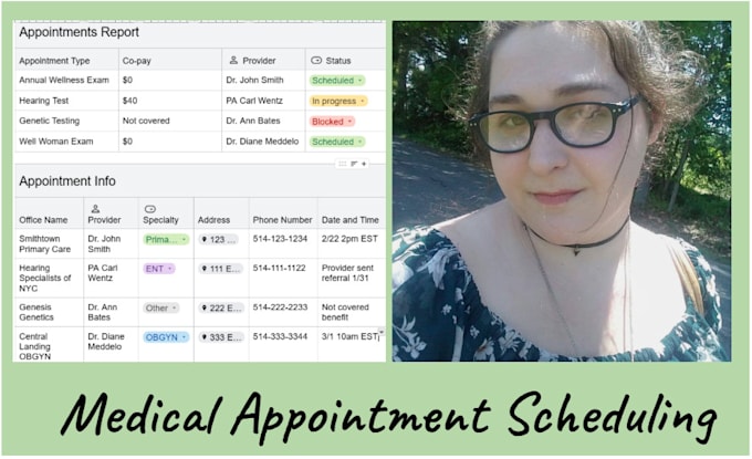 Manage and schedule your medical appointments by Mlgranger | Fiverr