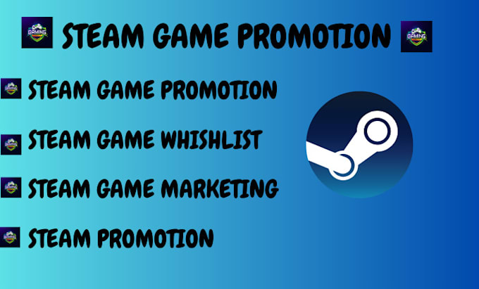Boost your steam game promotion and visibility by Heritagepro201 | Fiverr