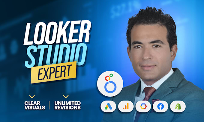 Be your looker studio data analyst dashboard data visualization reports by Benje_omar | Fiverr