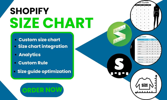 Setup kiwi size chart mage size bf size smart size mp size for shopify store by Getshopify002 ...