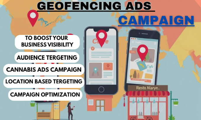 Setup profitable geofencing ads target people grow cbd campaign to get sales by Dawanki | Fiverr