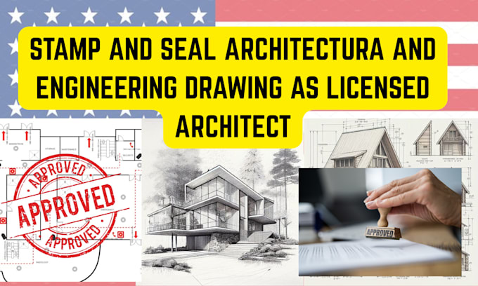 Stamp seal architectural engineering 3d 2d floor plan mep drawing city ...