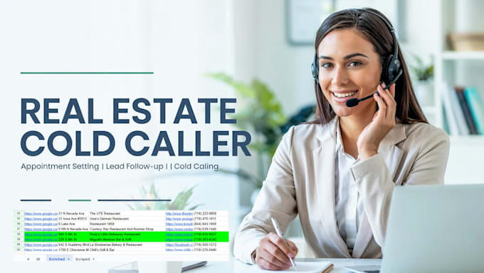 Do real estate cold calls, cold calling and appointment setting for ...