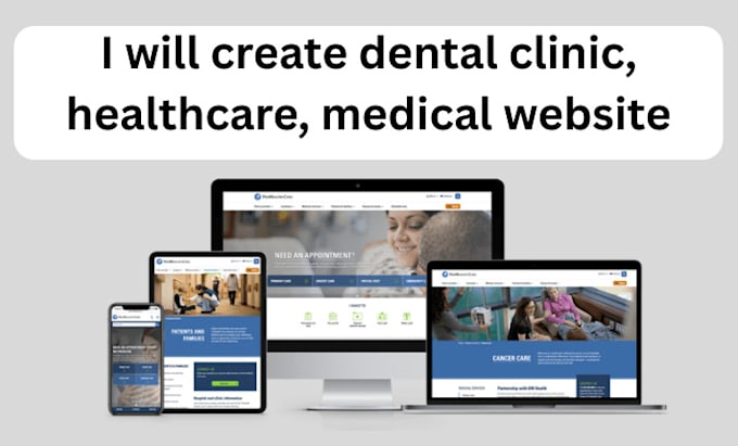 Create dental clinic, healthcare, medical website by Syedwebpro | Fiverr