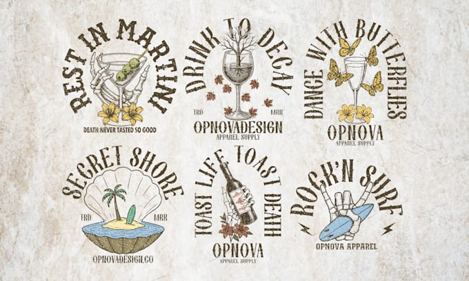 Create amazing vintage retro style design for your brand by Opnova | Fiverr