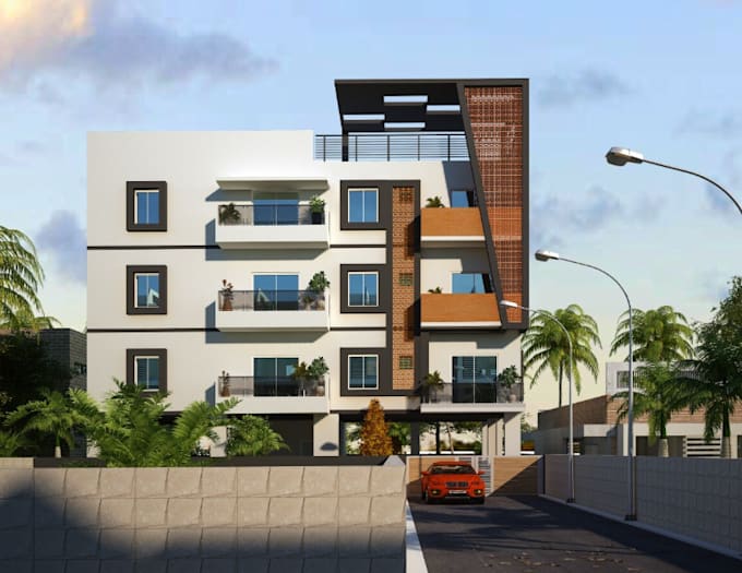 Renovate 3d house lighting exterior render,revit furniture,outdoor ...