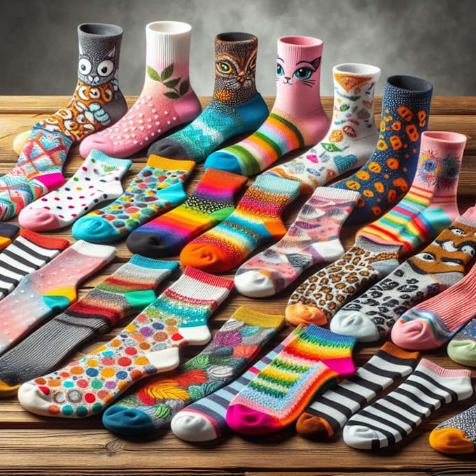 Create your unique socks design for your brand by Nathan_lucasp | Fiverr