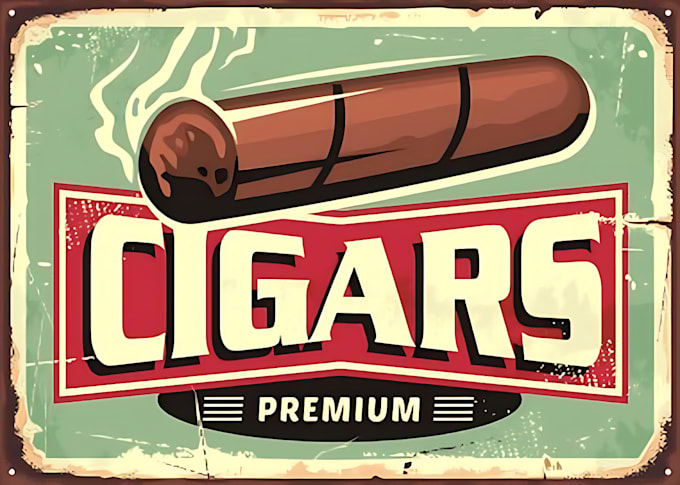 Do cigar label, cigar logo, cigar box and cigar band design by Sabrina ...