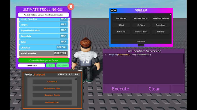 Be roblox game developer, scripter, lua,gui, game ai, maps, ugc model ...