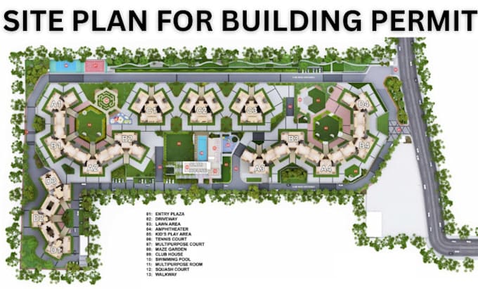 Design a site plan for rv parks, resorts, parking lots, site map by ...