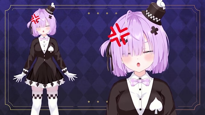 Draw and rig live 2d vtuber model, live 2d rigging, vtuber commission ...