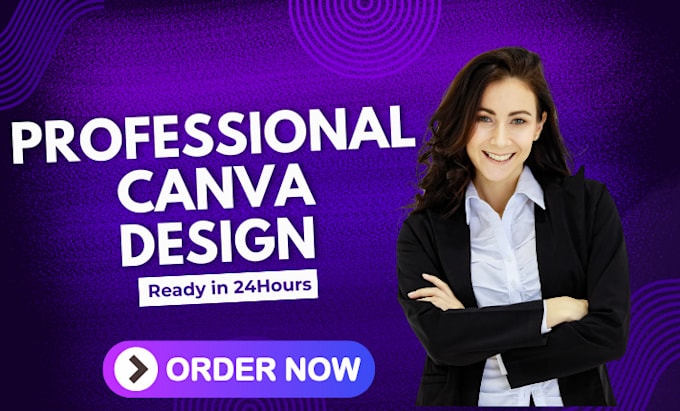 Be your expert canva designer for eye catching visuals social media ...