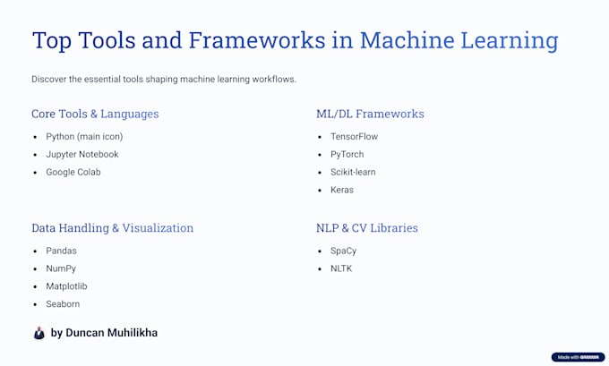 Build powerful machine learning and deep learning models for your ...