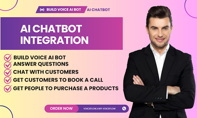 Build voice ai bot, voice flow, vapi retell ai ,voiceflow ai n8n automation by Charlesjohn610 ...