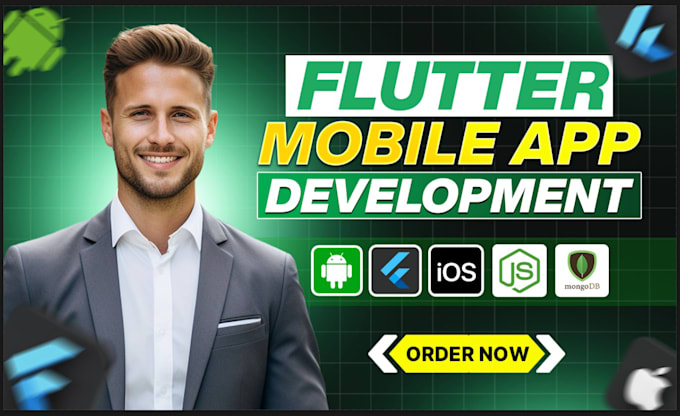 Do flutter mobile app development, android app, ios app, as a flutter developer by Nizamm_dev ...