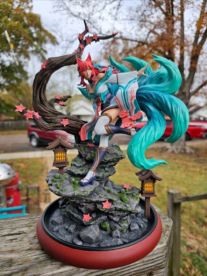 Paint resin anime statues by Atlas_gk | Fiverr