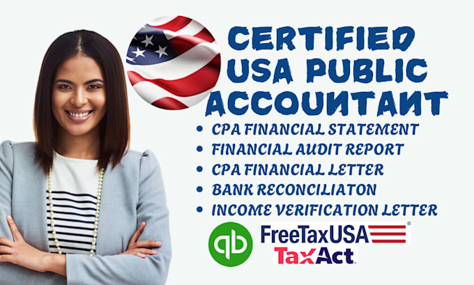 Review and audit financial statement, us cpa verify letter, cashflow ...