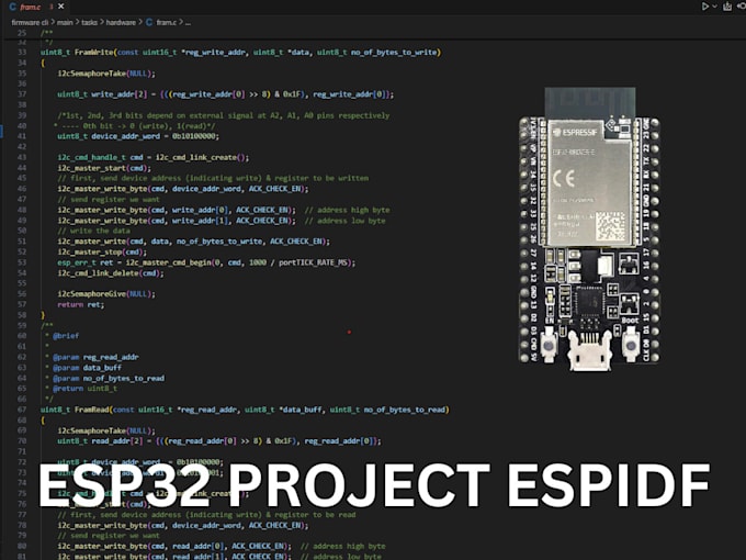 Develop esp32 firmware using esp idf for your iot project by Afaqqkhan ...