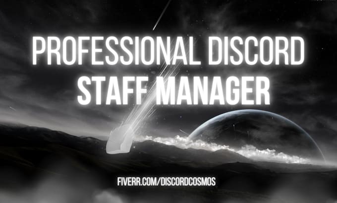 Be your nft discord moderator, admin and manager by Discordcosmos | Fiverr