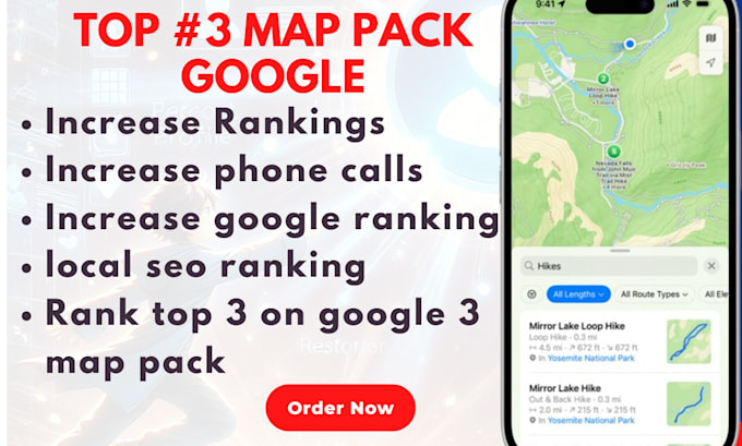 Boost gmb 3 map pack ranking top 3 on google maps local seo optimize by Kaybryomart | Fiverr